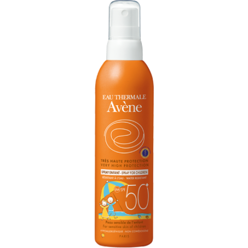 Eau Thermal Avene Solare Spray corpo bambini SPF 50+ Protezione molto alta 200 ml